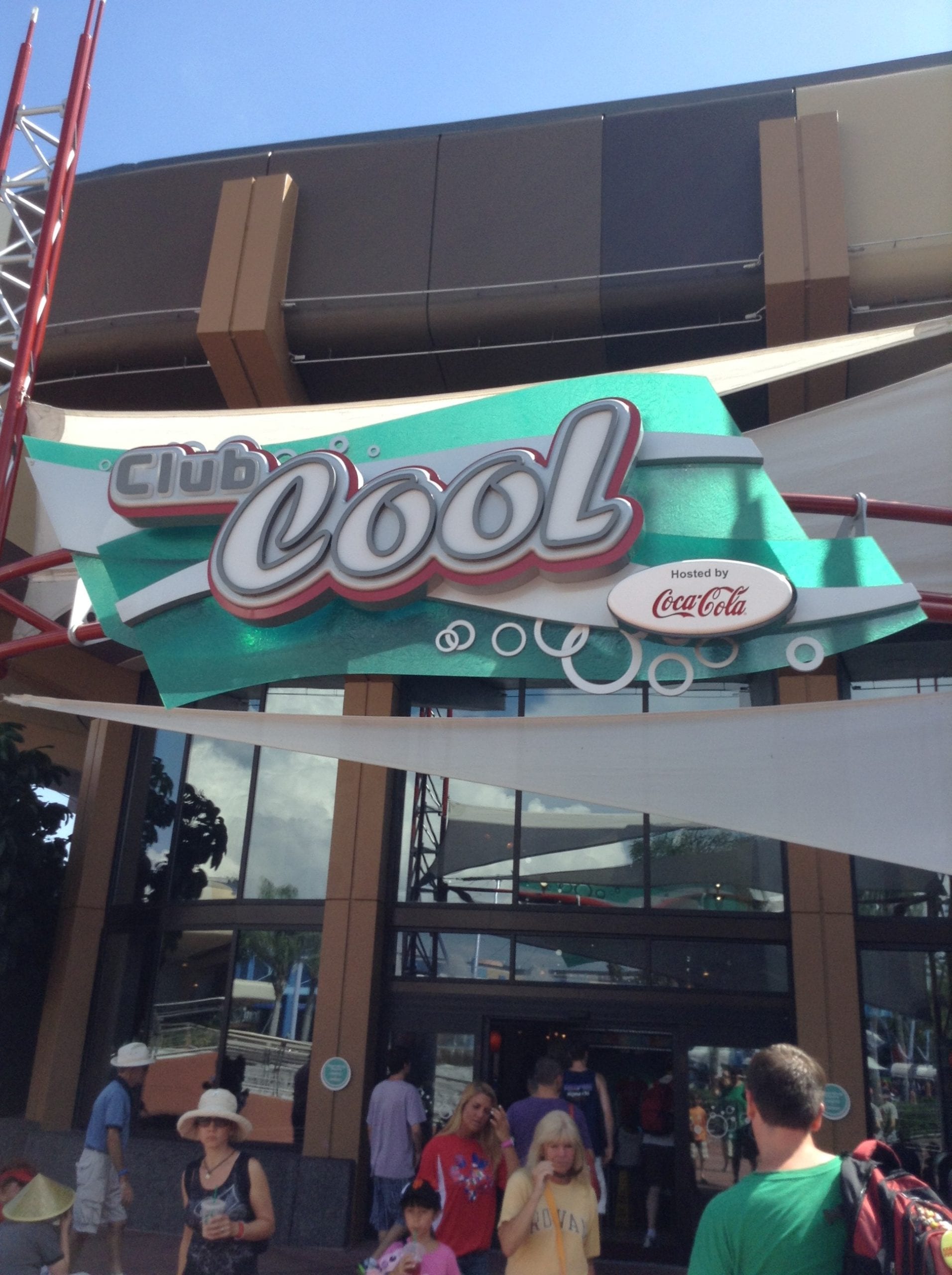 Visiting Club Cool at Epcot!