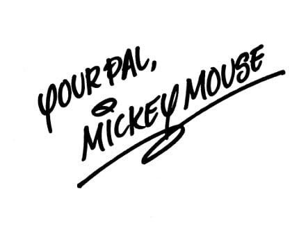 Graphology, The Study of Disney Autographs | The Main Street Mouse