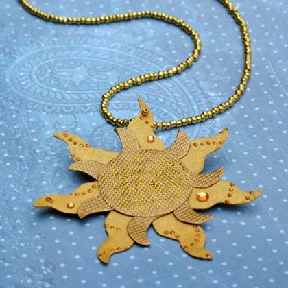 TMSM Summer Craft: Golden Sun Medallion | The Main Street Mouse