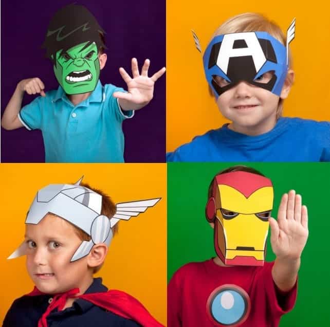 DIY Avengers Masks | The Main Street Mouse