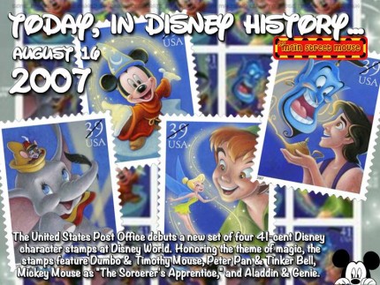 Today In Disney History ~ August 16th | The Main Street Mouse