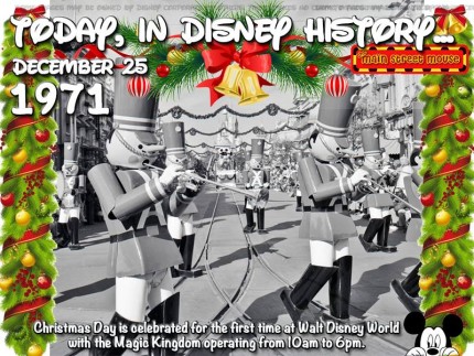 Today In Disney History ~ December 25th | The Main Street Mouse