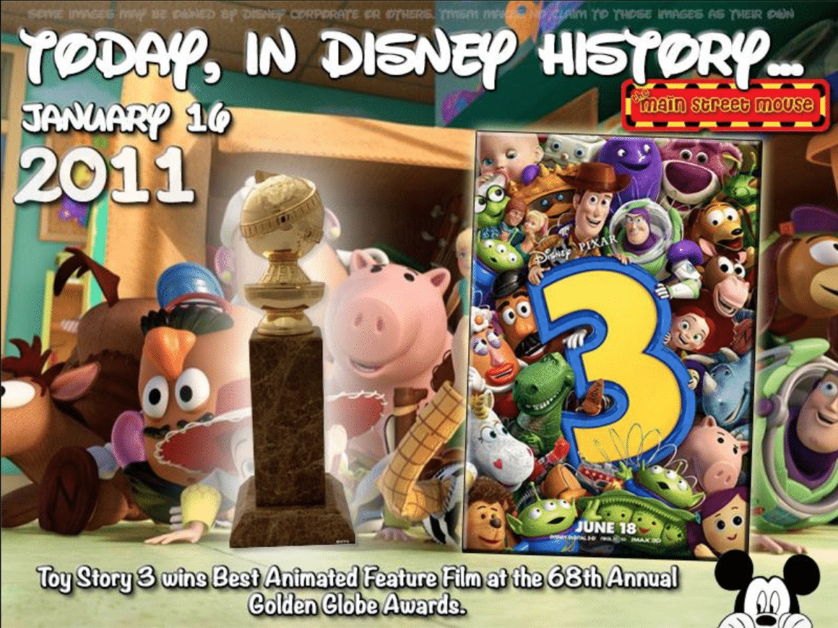 Today In Disney History ~ January 16th | The Main Street Mouse