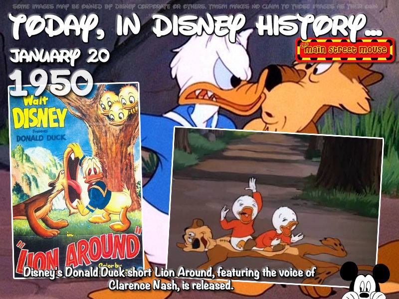 Today In Disney History ~ January 20th (With Video) | The Main Street Mouse