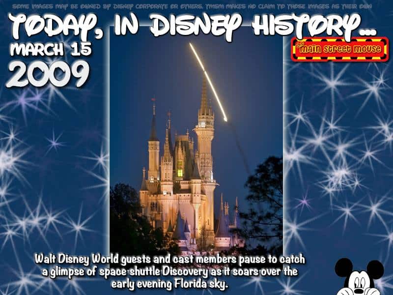 Today In Disney History ~ March 15th | The Main Street Mouse