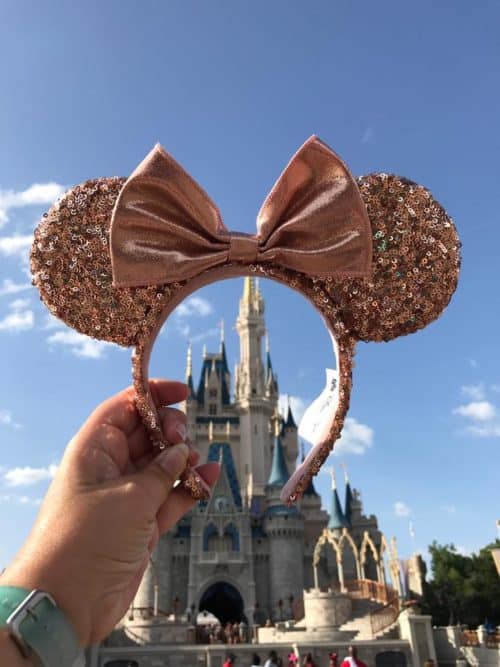 New Rose Gold Sparkly Mouse Ears hit Disney Parks! | The Main Street Mouse