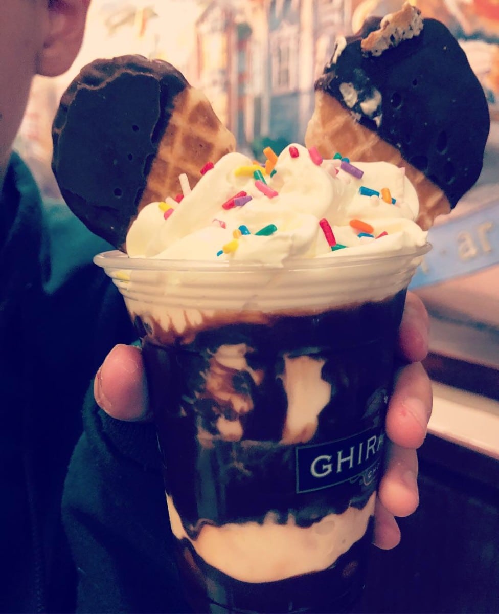 New Mickey Hot Fudge Sundae at Ghiradelli, Disney Springs! #Mickey90 ...