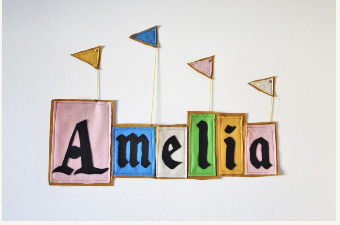 Bring the Magic of Disneyland into Your Kid’s Room With This Name Sign ...