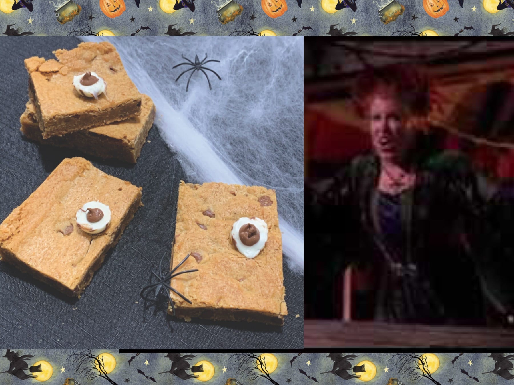 Hocus Pocus Brown Butter Booooook Blondies Recipe | The Main Street Mouse