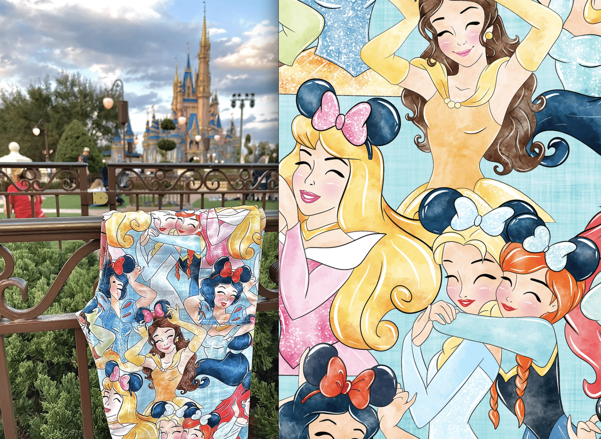Post in Disney Princess Style with these Happy Princess Leggings! | The ...