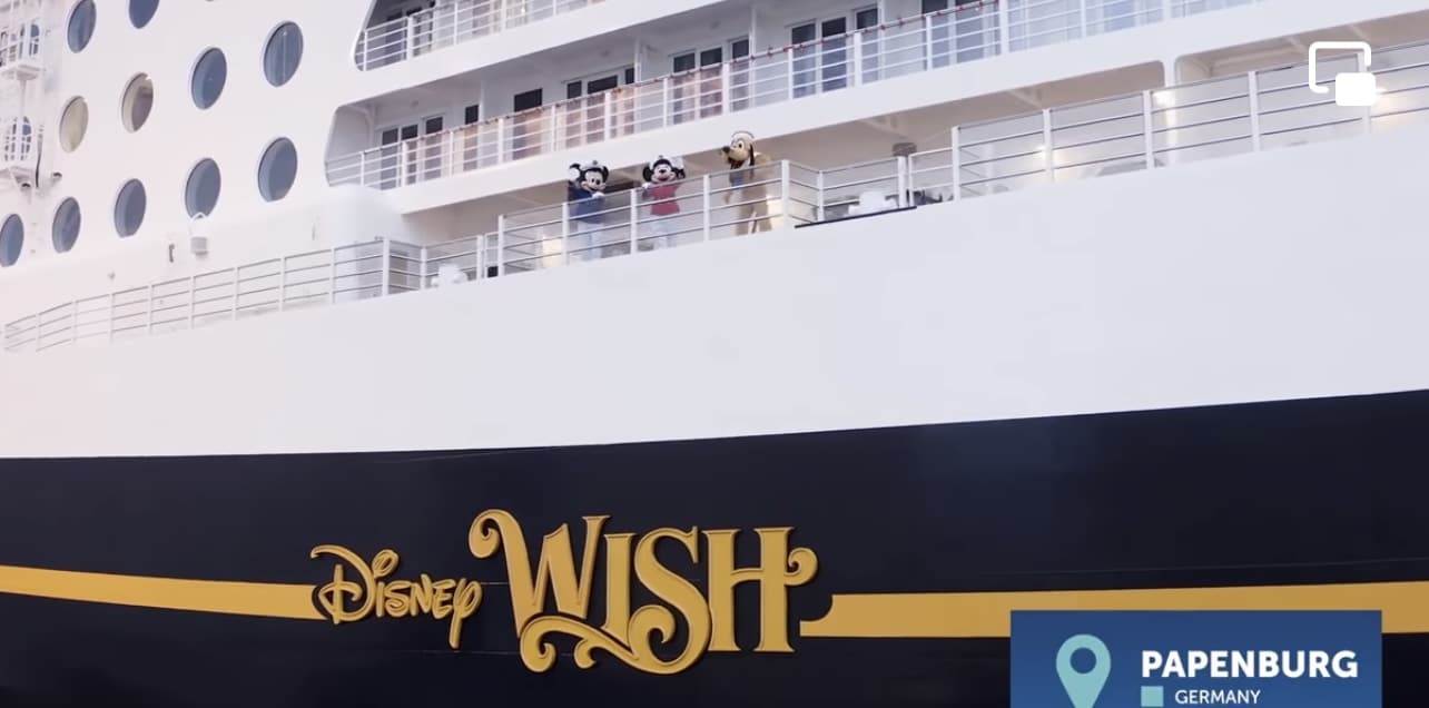 One Step Closer to Completion: Watch the Disney Wish’s Epic Journey to ...