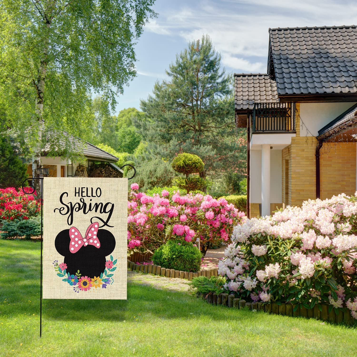 Celebrate the Seasons in Disney Style With This Adorable Garden Flag ...