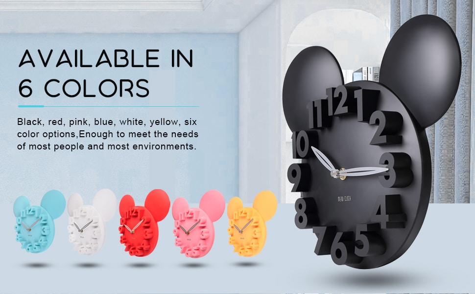 Tell Time in Mickey Style With This Modern Design Disney Mickey Mouse ...