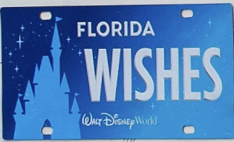 NEW Disney License Plate Benefitting Make-A-Wish Available | The Main ...