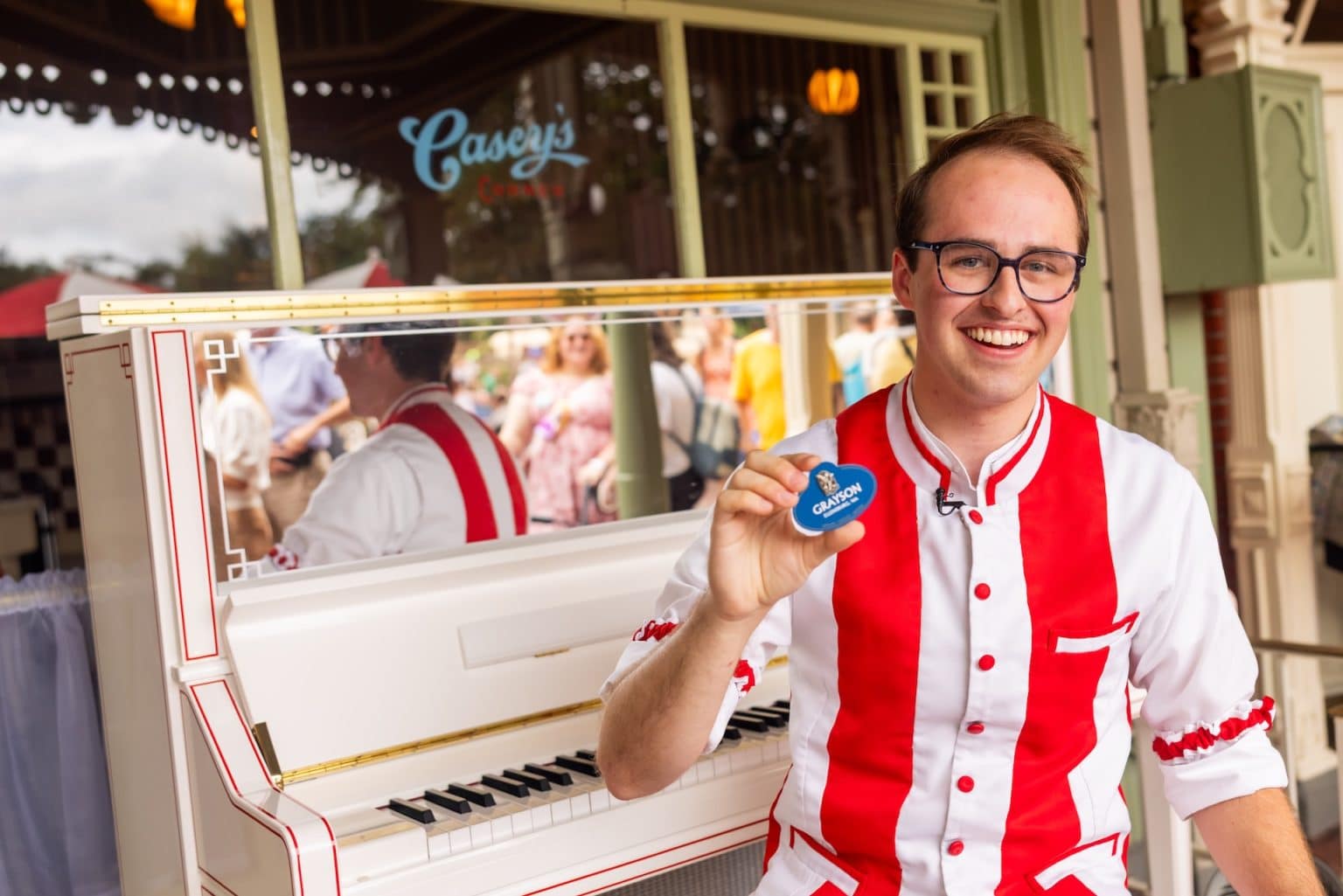 Casey’s Corner Pianist Grayson Smith Honored with The Walt Disney ...