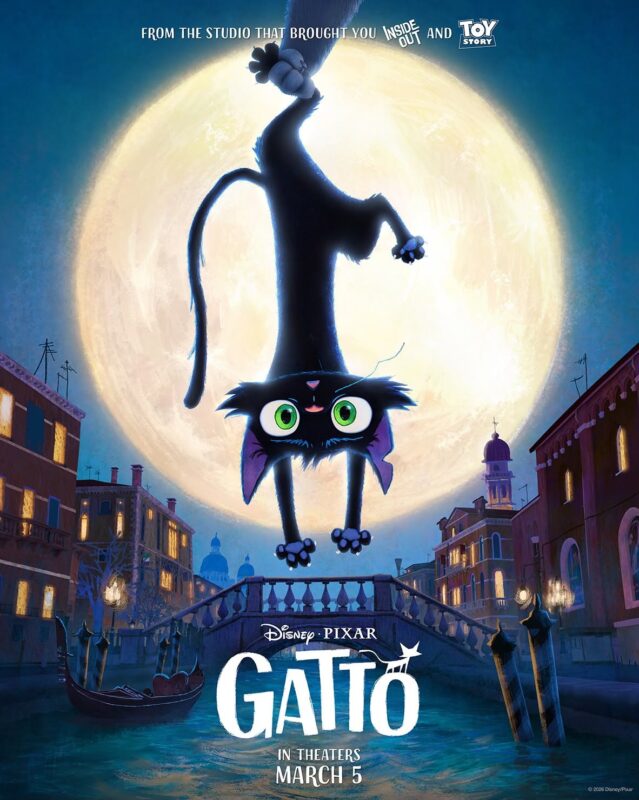 Disney and Pixar Reveal First Trailer and Poster for Gatto | The Main ...